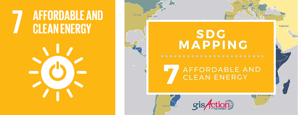 SDG MAP 7 – Affordable and Clean Energy - gisAction