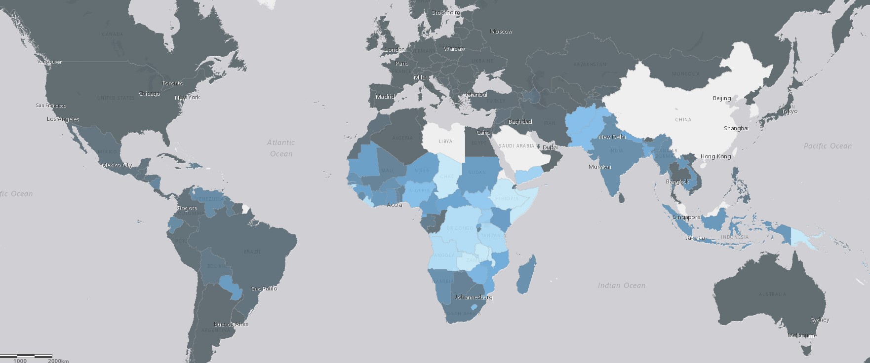 SDG MAP 16 - Peace, Justice and Strong Institutions | gisAction